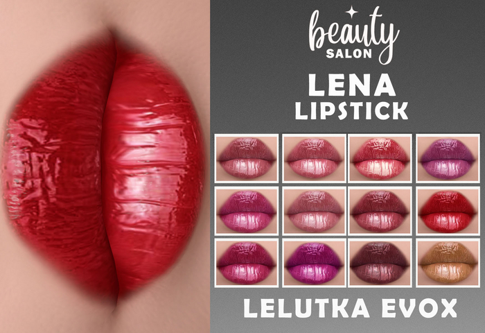Second Life Marketplace - [Beauty Salon] - Lena Lipstick Fullpack ...